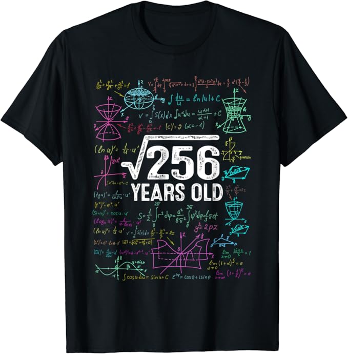 16th Birthday Gift Idea Square Root Of 256 Years Old T Shirt Amazon co 16th-birthday-gift-idea-square-root-of-256-years-old-t-shirt-amazon-co